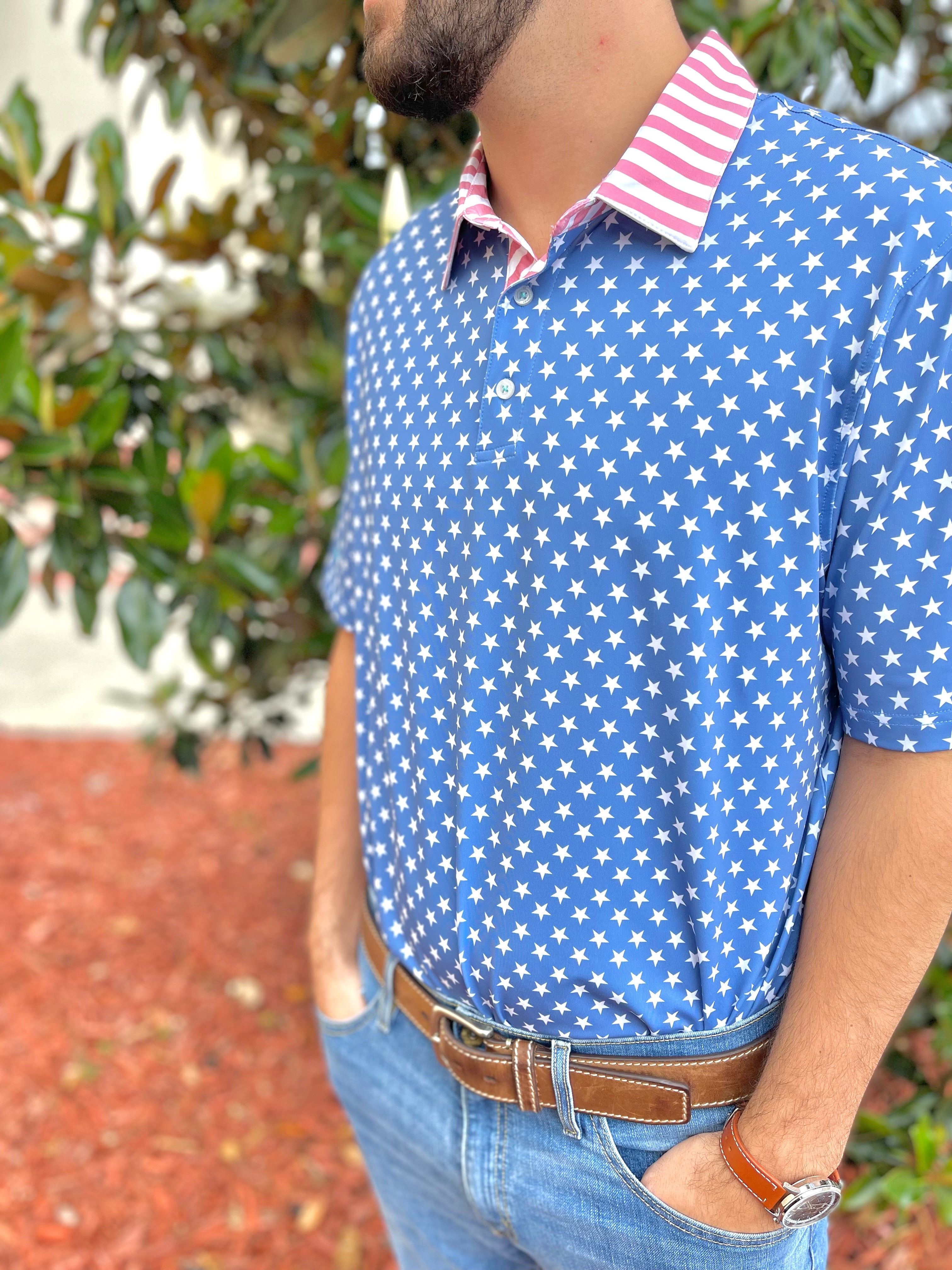 Daly Dose Printed Polo | Dallas Wayne Boot Company
