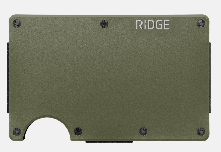 Aluminum - Matte Olive - Money Clip | Dallas Wayne Boot Company