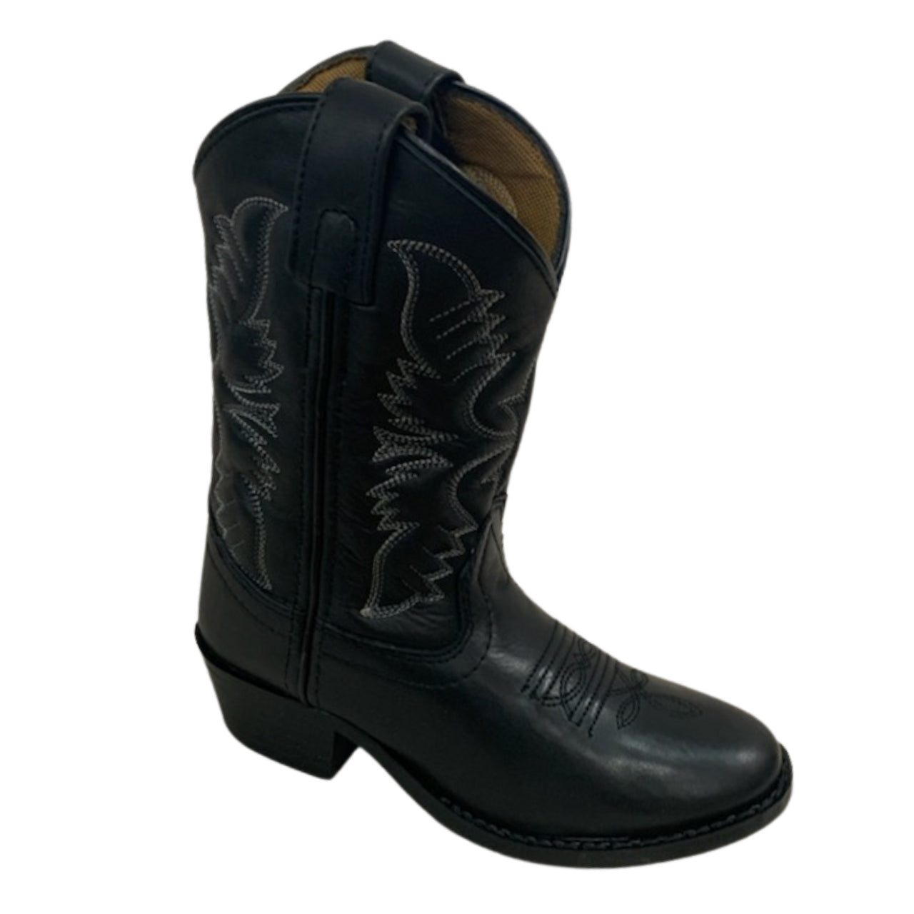 Kid's Cal Round Toe - Black | Dallas Wayne Boot Company