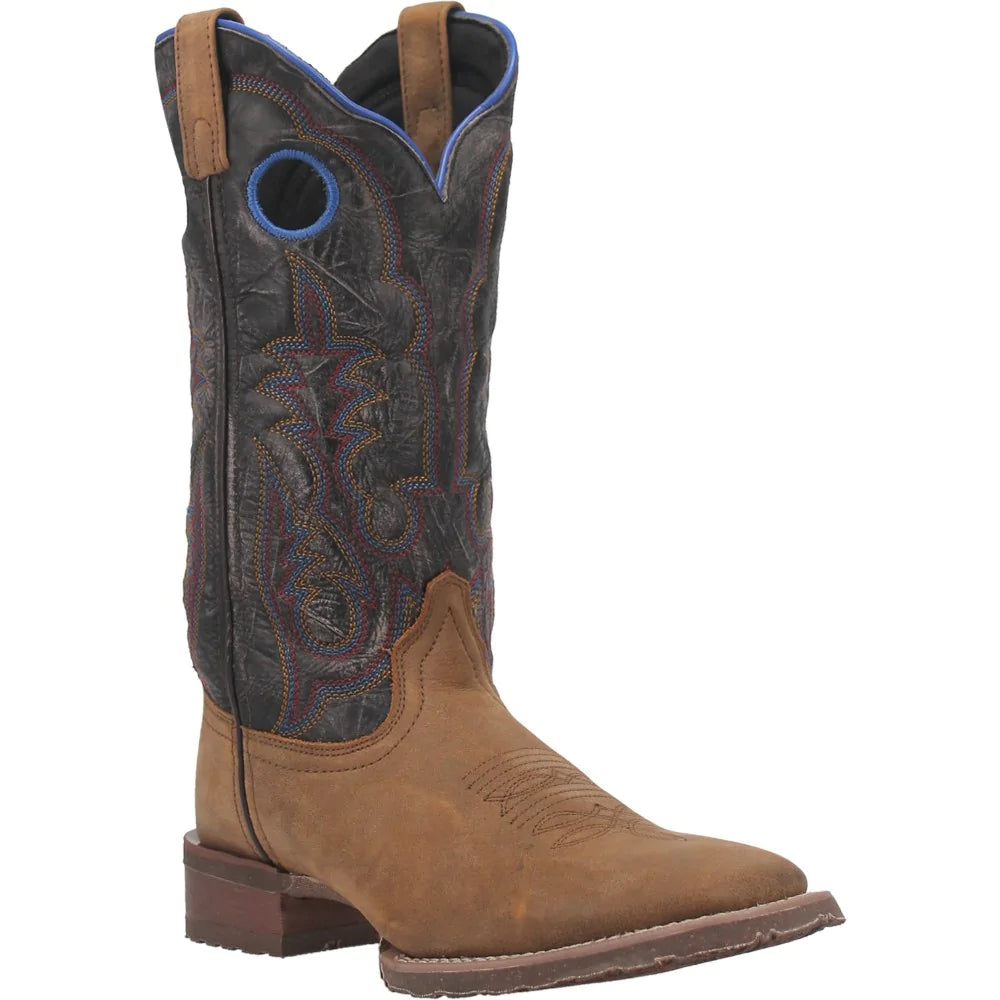 Isaac Western Boot - Tan/Charcoal | Dallas Wayne Boot Company