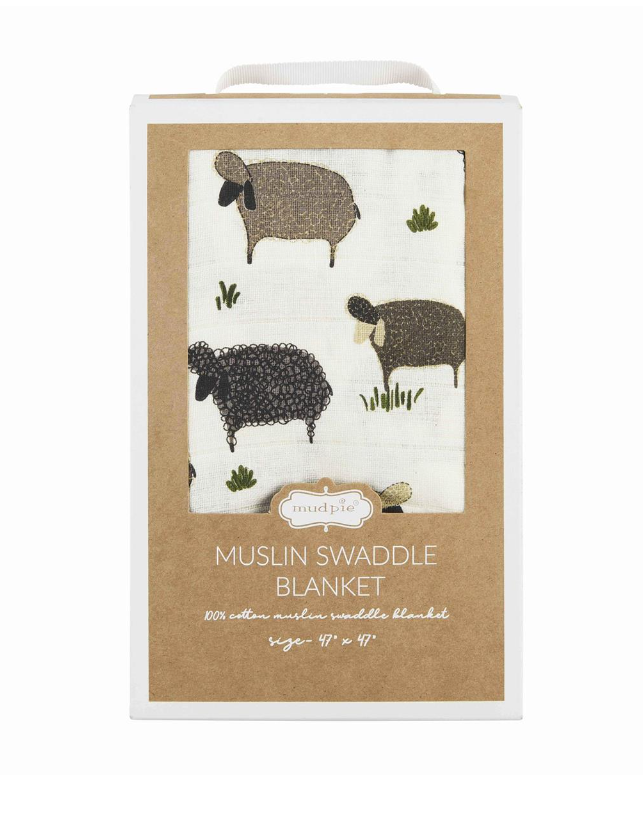 Lamb Swaddle Blanket | Dallas Wayne Boot Company